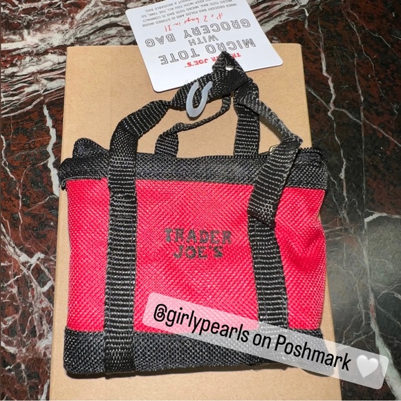 Trader Joe’s | Bags | Trader Joes Micro Tote Bag With Reusable Grocery Bag New | Poshmark